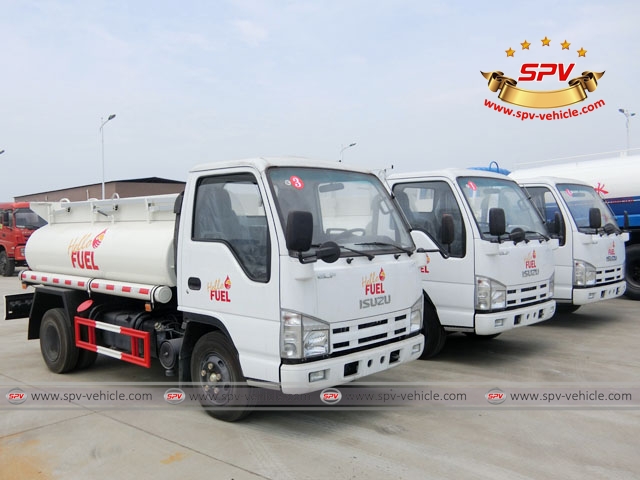 To Ghana – 4 units of Mini Fuel Tanker Trucks ISUZU (Capacity: 3,000 ...