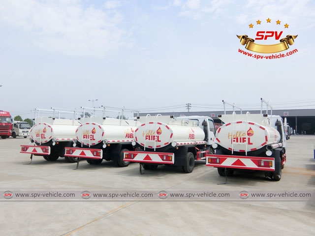 To Ghana – 4 units of Mini Fuel Tanker Trucks ISUZU (Capacity: 3,000 ...
