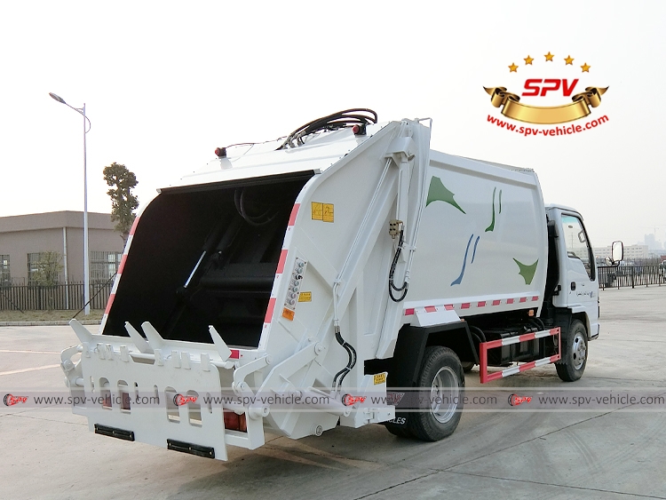 To Middle East -one unit of ISUZU garbage compactor truck(4 CBM ...