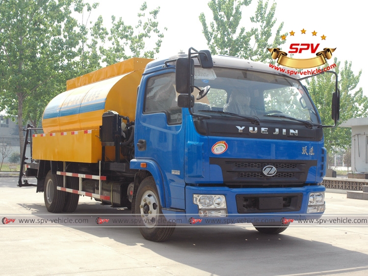 6 Ton Bitumen Spray Truck, Asphalt Distributor Machine, Bitumen ...