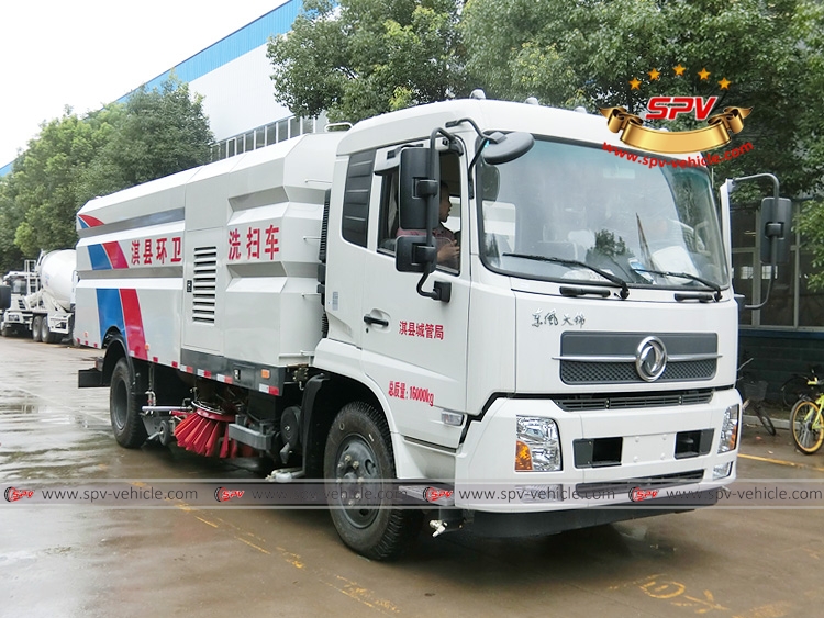 Street Washing Truck, Road Cleaning Truck, Road Sweeper Truck from ...