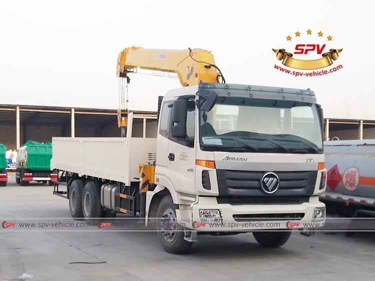 10 Tons Telescopic Hydraulic Loader, Mobile Crane Truck, Truck Cargo ...