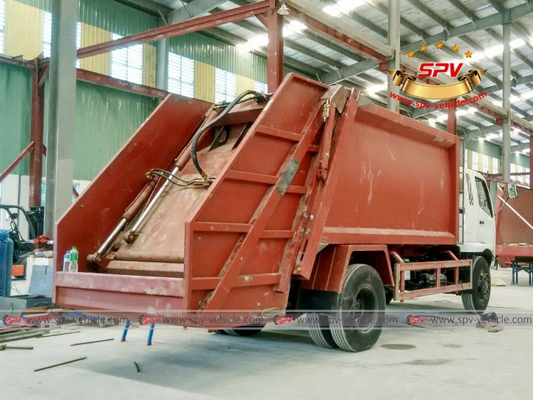 8 CBM Garbage Compactor Body Unit, Refuse Compactor Body, Compactor ...