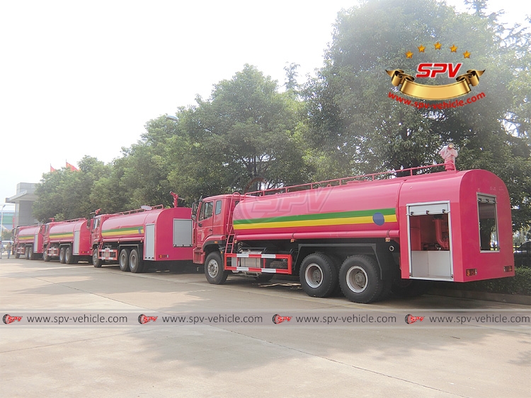 20,000 Litres Sinotruk Fire Water Tanker, Fire Fighting Water Truck ...