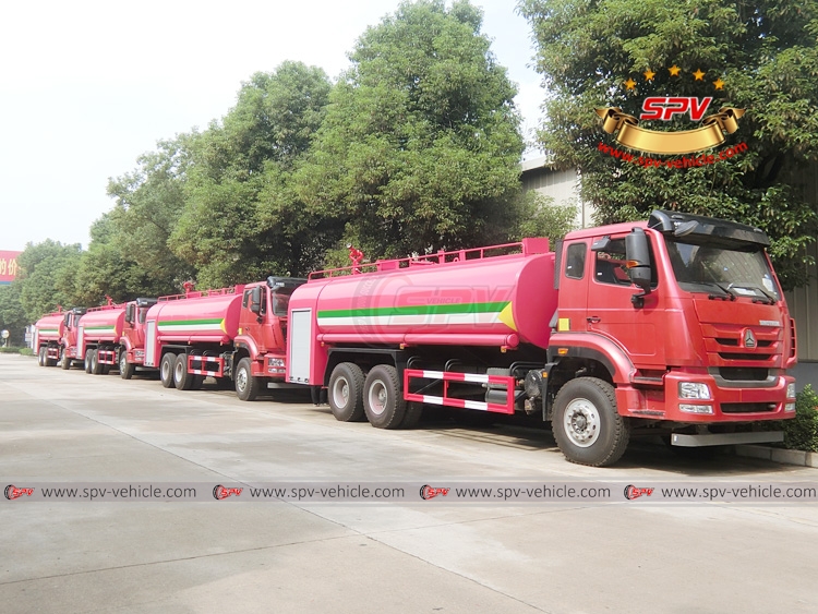 20,000 Litres Sinotruk Fire Water Tanker, Fire Fighting Water Truck ...