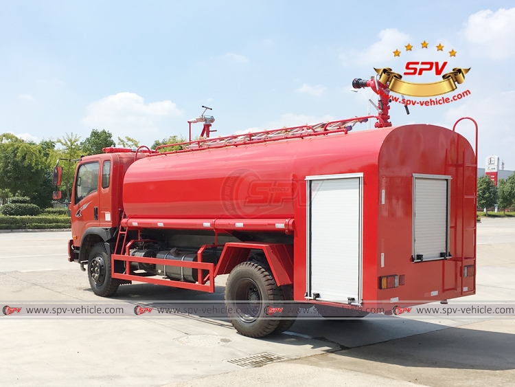 8,000 Litres Fire Water Tanker, Fire Fighting Truck, Fire Water Truck ...