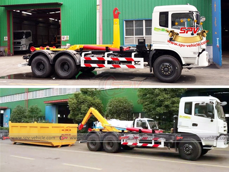 16 CBM Arm Roll Truck, Garbage Collection Truck, Hook Lift Garbage ...