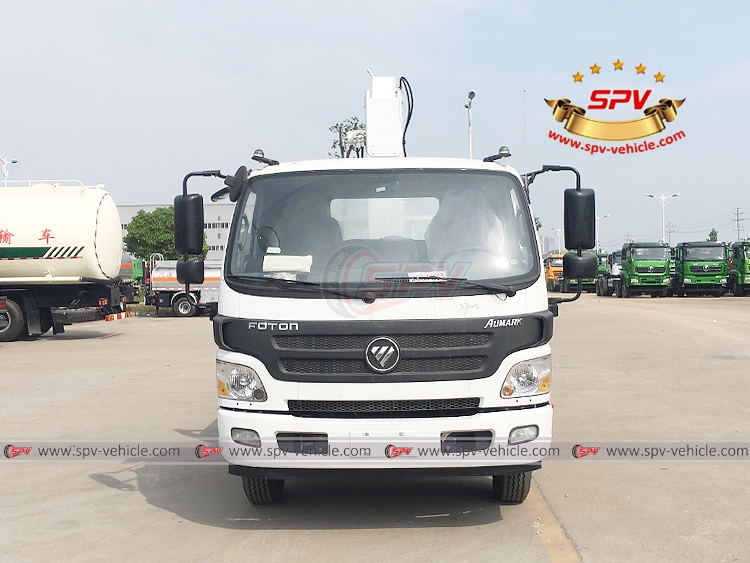 3.2 Tons Truck Mounted Crane FOTON, Telescopic Crane Truck, Truck Cargo ...