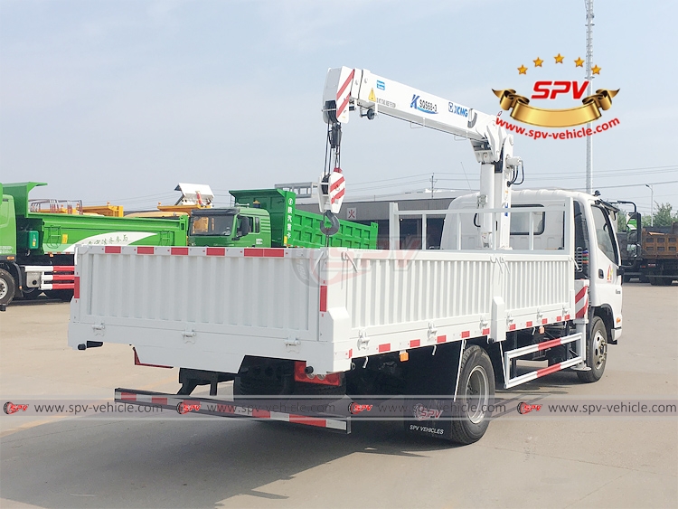 To Myanmar - Truck Mounted Crane FOTON in June, 2018.