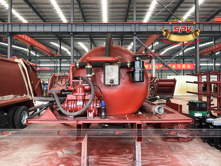 Sewage Vacuum Tanker Body, Vacuum Tank Superstructure, Sewer Tanker ...