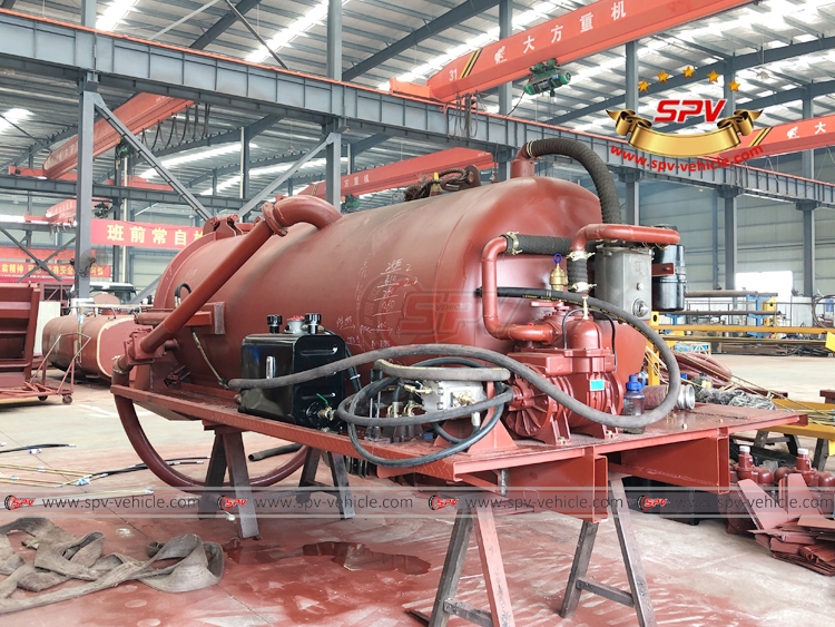 Sewage Vacuum Tanker Body, Vacuum Tank Superstructure, Sewer Tanker ...
