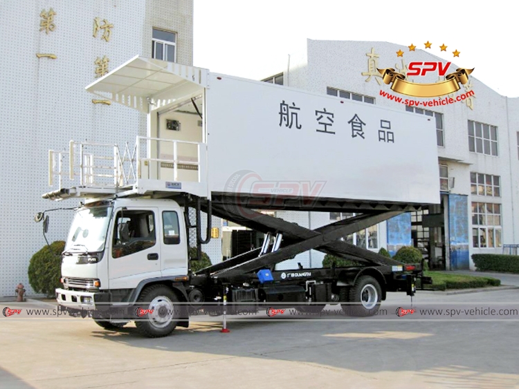 4,000 kg Aircraft Catering Truck ISUZU, Catering Hi-lift Truck ...