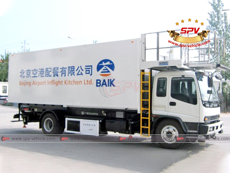 4,000 kg Aircraft Catering Truck ISUZU, Catering Hi-lift Truck ...