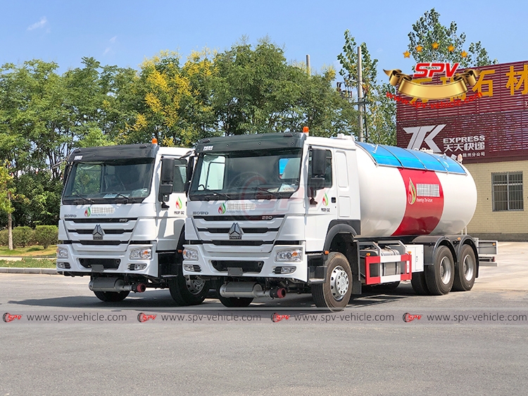 20,000 Litres LPG Dispensing Truck, LPG Tanker Truck, Truck Mounted LPG ...