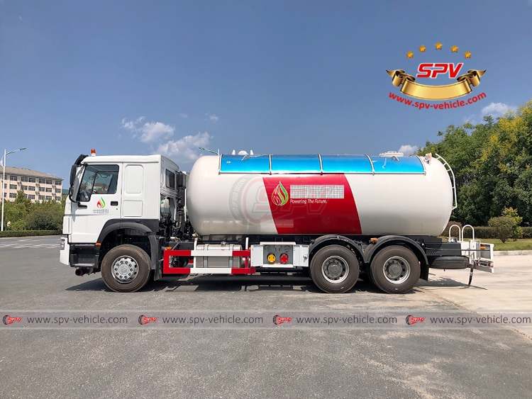20,000 Litres LPG Dispensing Truck, LPG Tanker Truck, Truck Mounted LPG ...