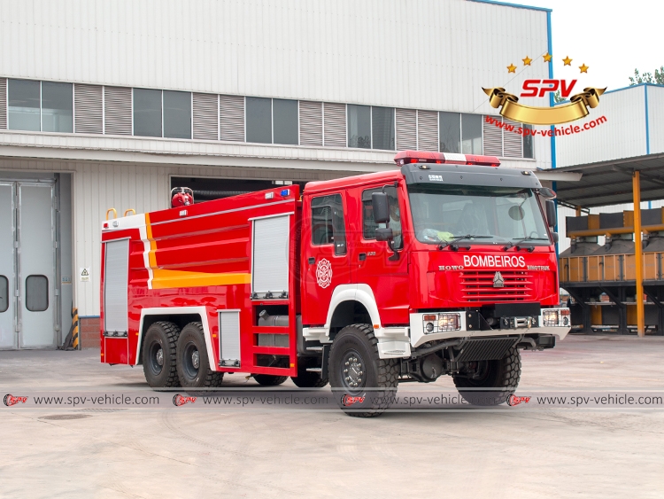 12,000 Litres Off-road Sinotruk Fire Engine, Fire Fighting Truck, Fire ...