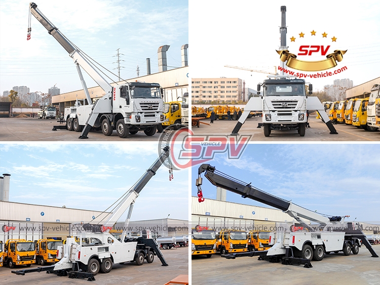 40 Ton Heavy Duty Rotator IVECO, Rotator Wrecker Truck, Recovery Truck ...