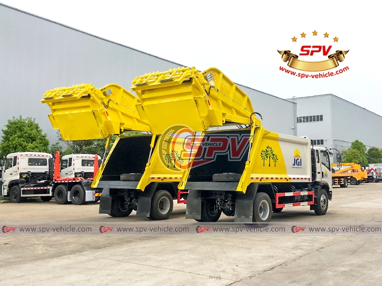 10 m³ Garbage Compactor Truck HOWO, Garbage Collection Truck, Refuse ...
