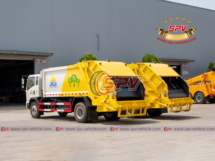 10 m³ Garbage Compactor Truck HOWO, Garbage Collection Truck, Refuse ...