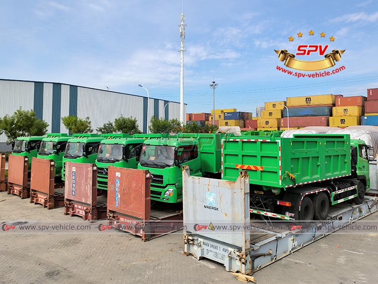 【Sep. 2022】To Africa - 10 units of Garbage Dump Truck DONGFENG(20 CBM)