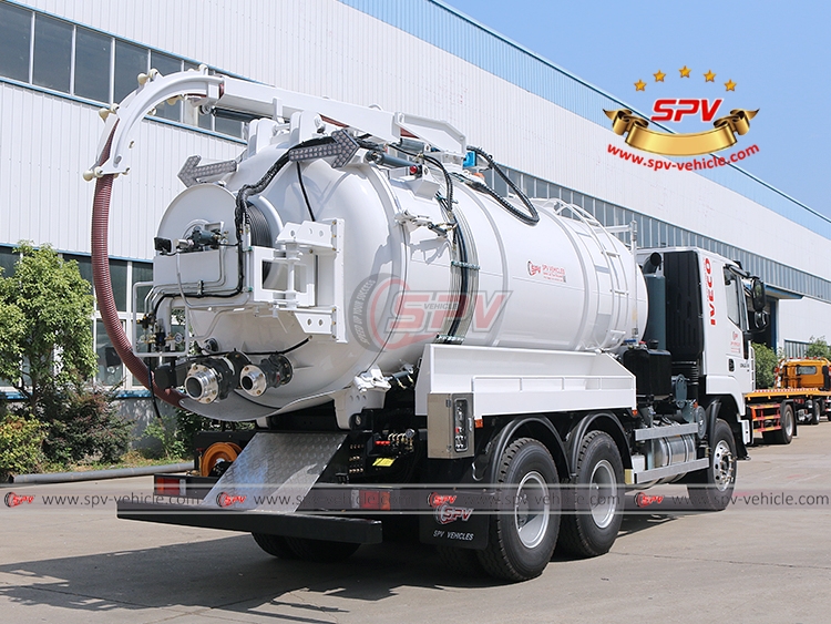 14,000 Litres Combination Sewer Cleaner Truck IVECO, VCombined Vac Jet ...