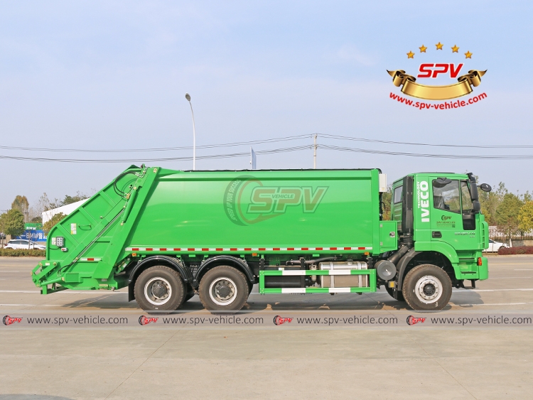 Garbage truck, garbage compactor, garbage skip loader, waste disposal ...