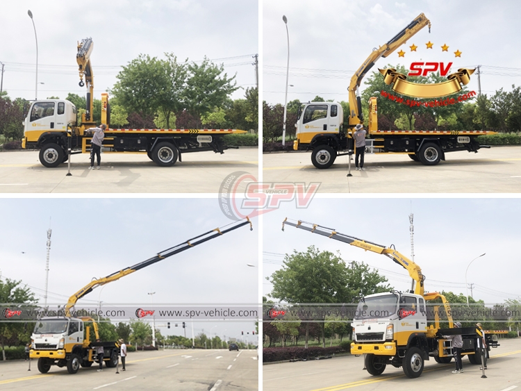 Off-road Wrecher Truck with Crane SINOTRUK, Road Wrecker Truck, Towing ...