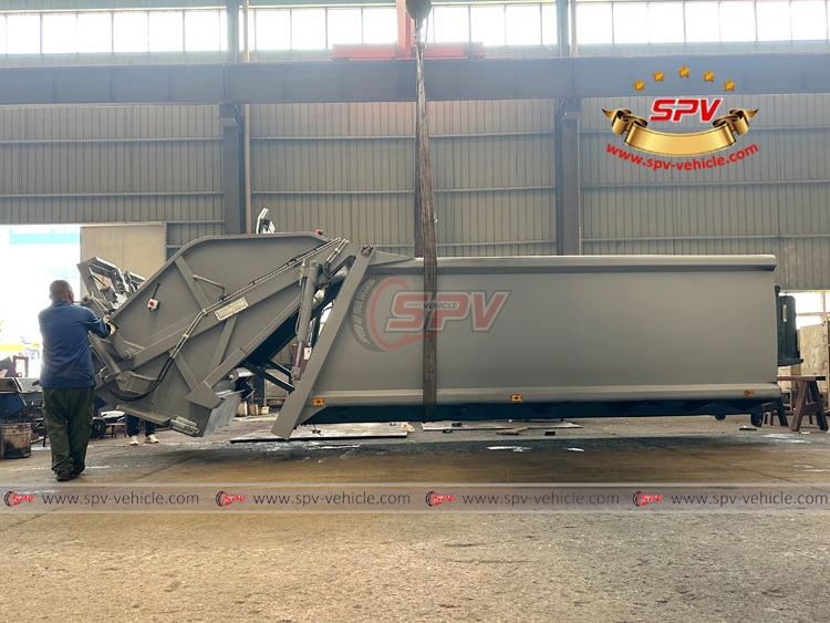 【Aug. 2023】To Brunei – Repeat Order of Garbage Compactor Body(11 CBM)