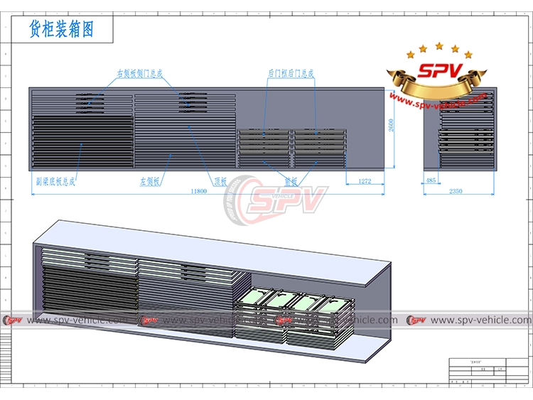 Cases - Four Wheel Drive Tanker, Fire Truck, Aerial Platform Truck