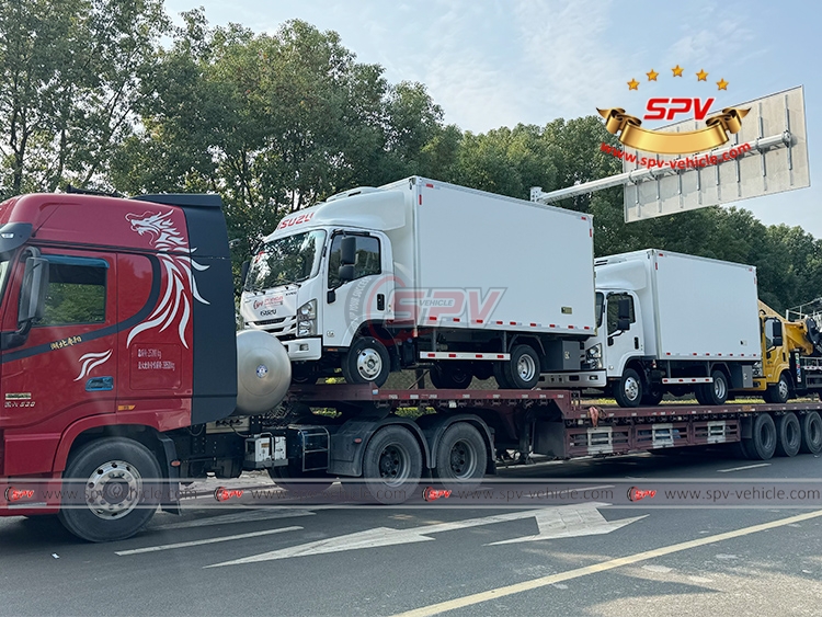 SPV 4 Units of ISUZU Chiller Truck Exported to Kazakhstan In Nov.2024 ...