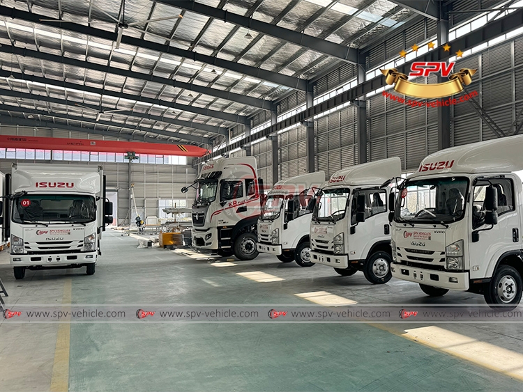 SPV 4 Units of ISUZU Chiller Truck Exported to Kazakhstan In Nov.2024 ...