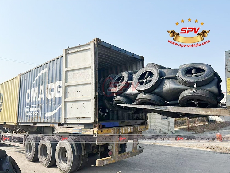 SPV dispatch 4 pcs of Pneumatic Rubber Fenders to an old client in ...