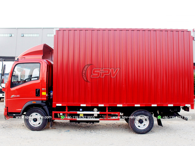 Howo 1.5 Ton Light Van Truck for Sale - Van Truck Factory Directly ...