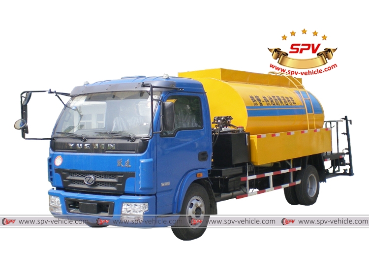 6 Ton Bitumen Spray Truck, Asphalt Distributor Machine, Bitumen ...