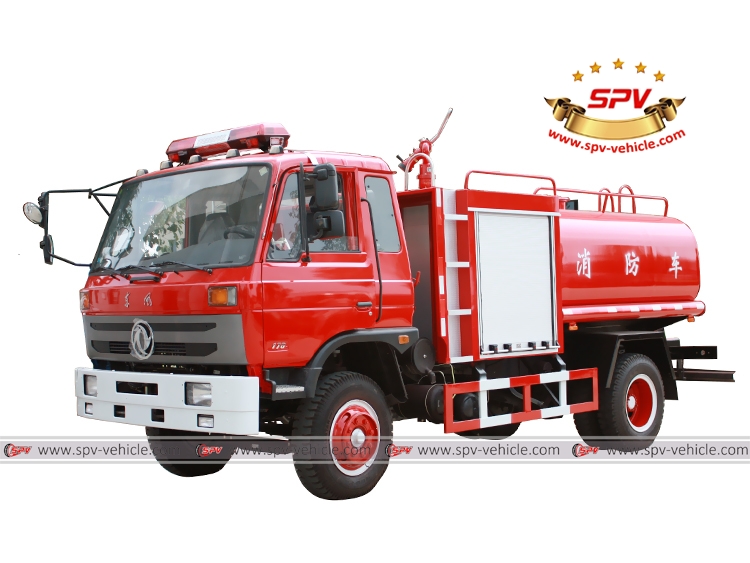 6,000 Litres Fire Water Tank Truck, Fire Water Bowser, Fire Water ...
