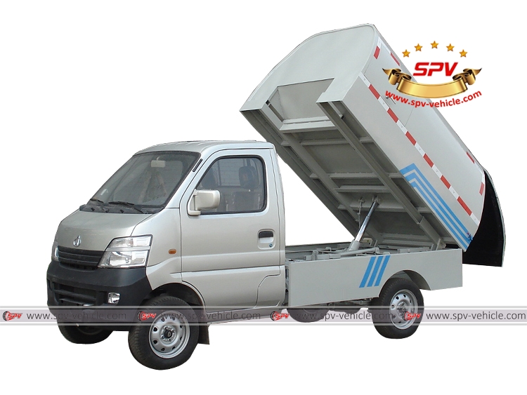 2 CBM Mini Garbage Dump Truck Changan, Refuse Collection Truck, Garbage ...