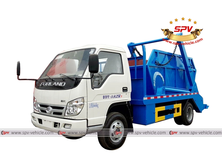 2 Ton Skip Loader Truck, Garbage Transport Truck, Skip Loader Garbage ...