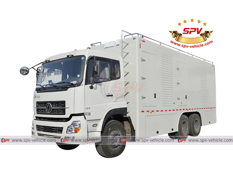 200 KW Generator Truck, Mobile Genset Truck, Vehicle Mounted Generator ...