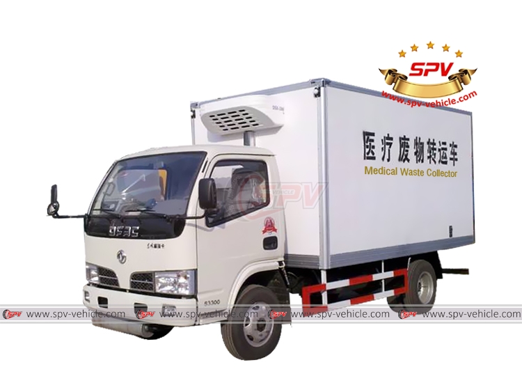 1 Ton Medical Waste Collector, Hospital Waste Haulage Truck, Waste ...