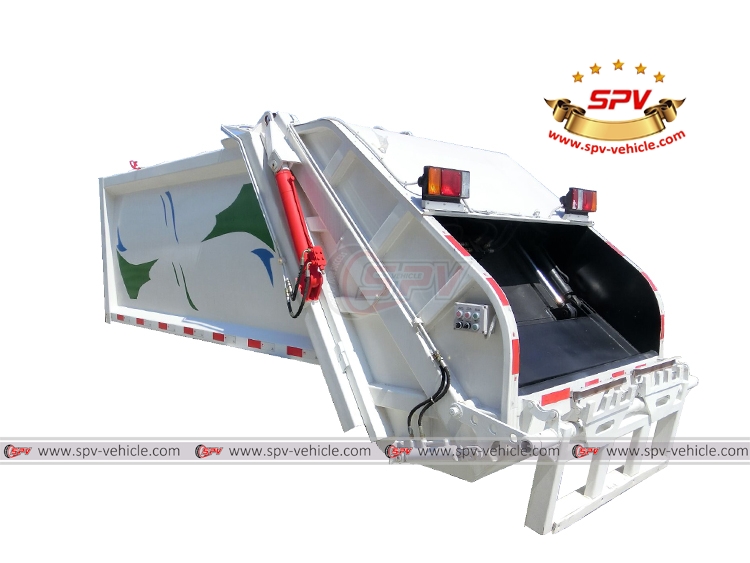 6 CBM Garbage Compactor Body, Compactor Garbage Kit, Refuse Collection ...