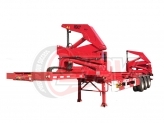 3-Axle Side Loader Semitrailer, Container Side Lifter Semitrailer, Side ...