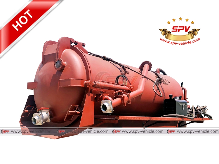 Sewage Vacuum Tanker Body, Vacuum Tank Superstructure, Sewer Tanker ...