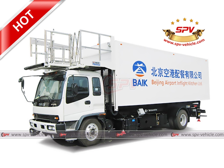4,000 kg Aircraft Catering Truck ISUZU, Catering Hi-lift Truck ...