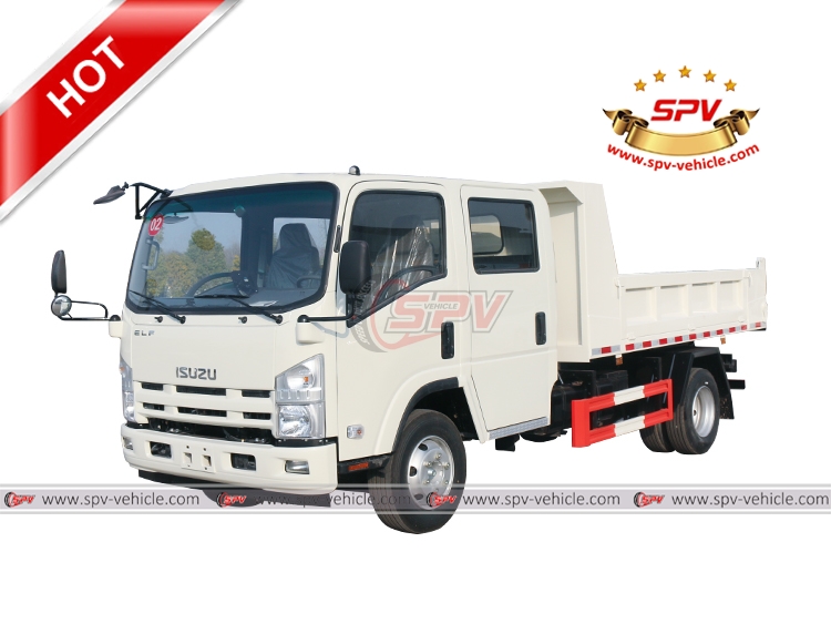 5 CBM Tipping Truck ISUZU, Flatbed Tipper, Tipper Truck from China | SPV
