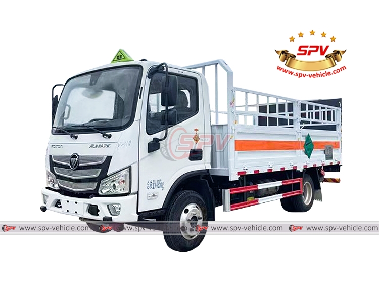 Gas Cylinder Transport Truck, Bottled Gas Delivery Truck, Cylinder ...