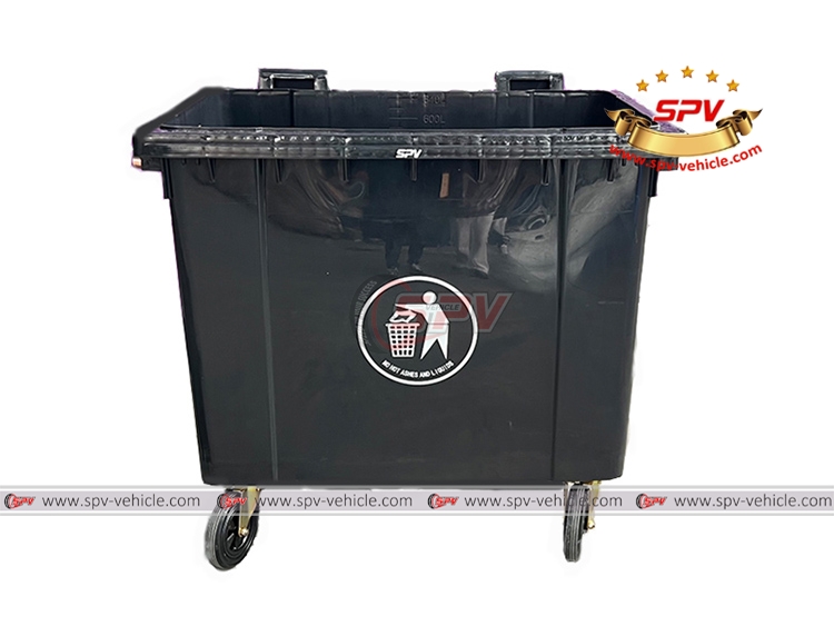 Plastic Dustbins(660L) for Sale, Trash Cans Used in Outdoor - SPV-vehicle