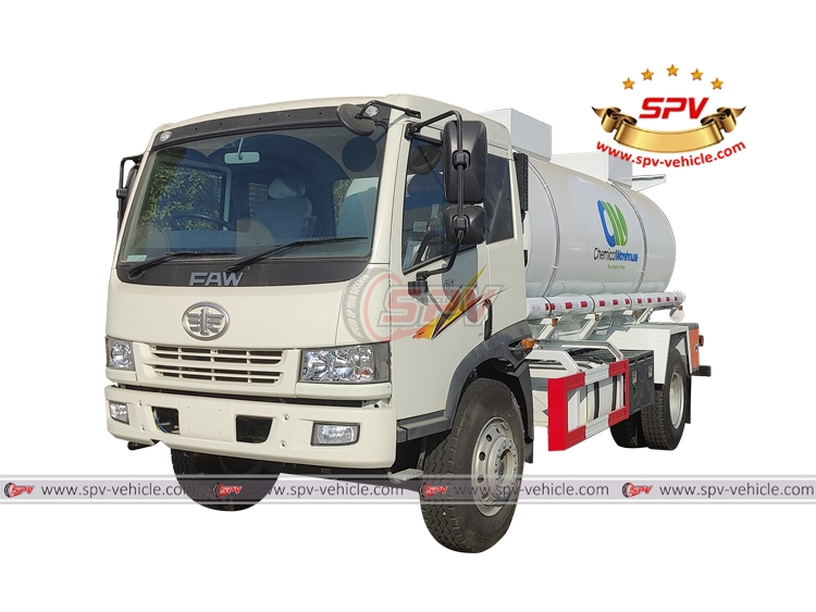 8,000 liters (2,100 Gallons) Chemical Liquid Tanker Truck, Chemical ...